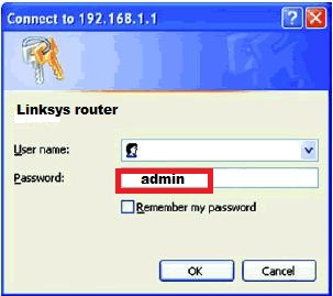 Linksys Wireless Router Admin Login Page